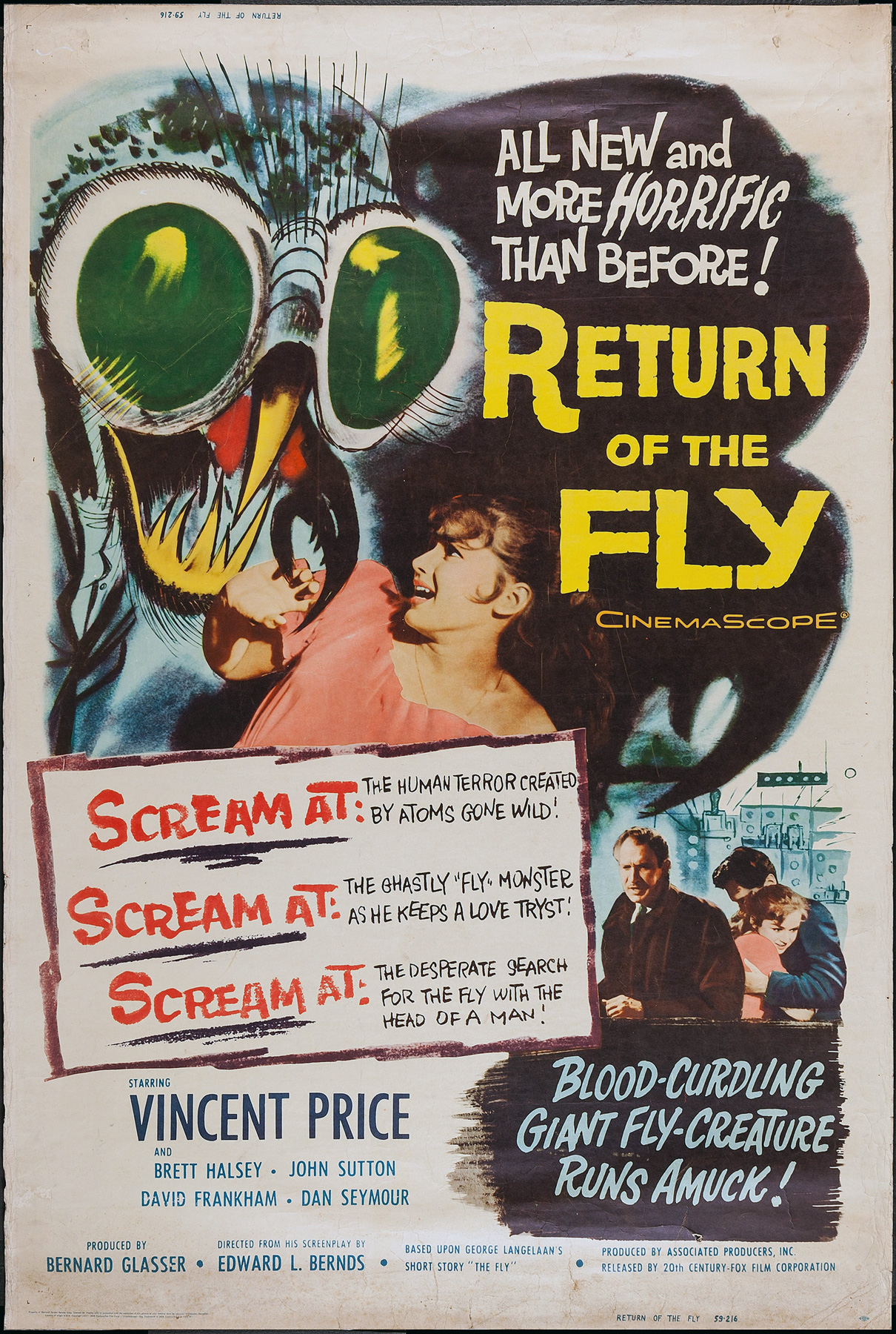 THE RETURN OF THE FLY US 60 x 40 poster | Picture Palace Movie Posters