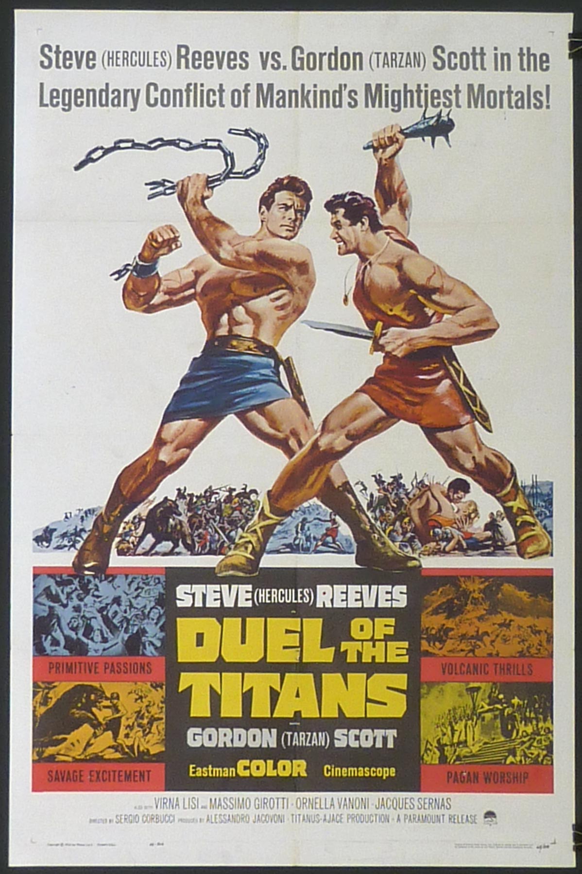 DUEL OF THE TITANS US One Sheet poster | Picture Palace Movie Posters