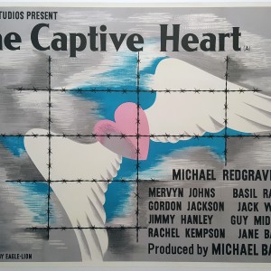 THE CAPTIVE HEART (1946) Original Vintage Ealing Classic UK Quad Film ...