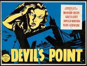 DEVIL'S POINT (1953) Original Vintage UK Quad Film Poster | Picture ...