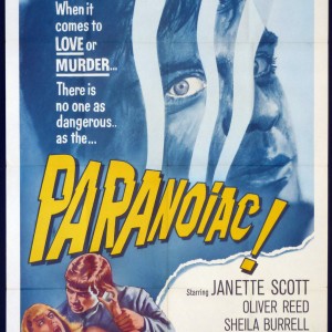 PARANOIAC (1963) Original Vintage Hammer Horror UK Film poster ...