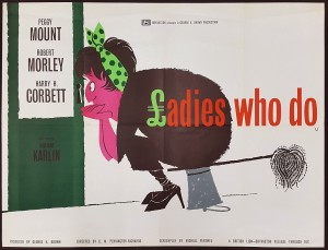 LADIES WHO DO (1963) Original Vintage UK British Quad Movie Film Poster ...