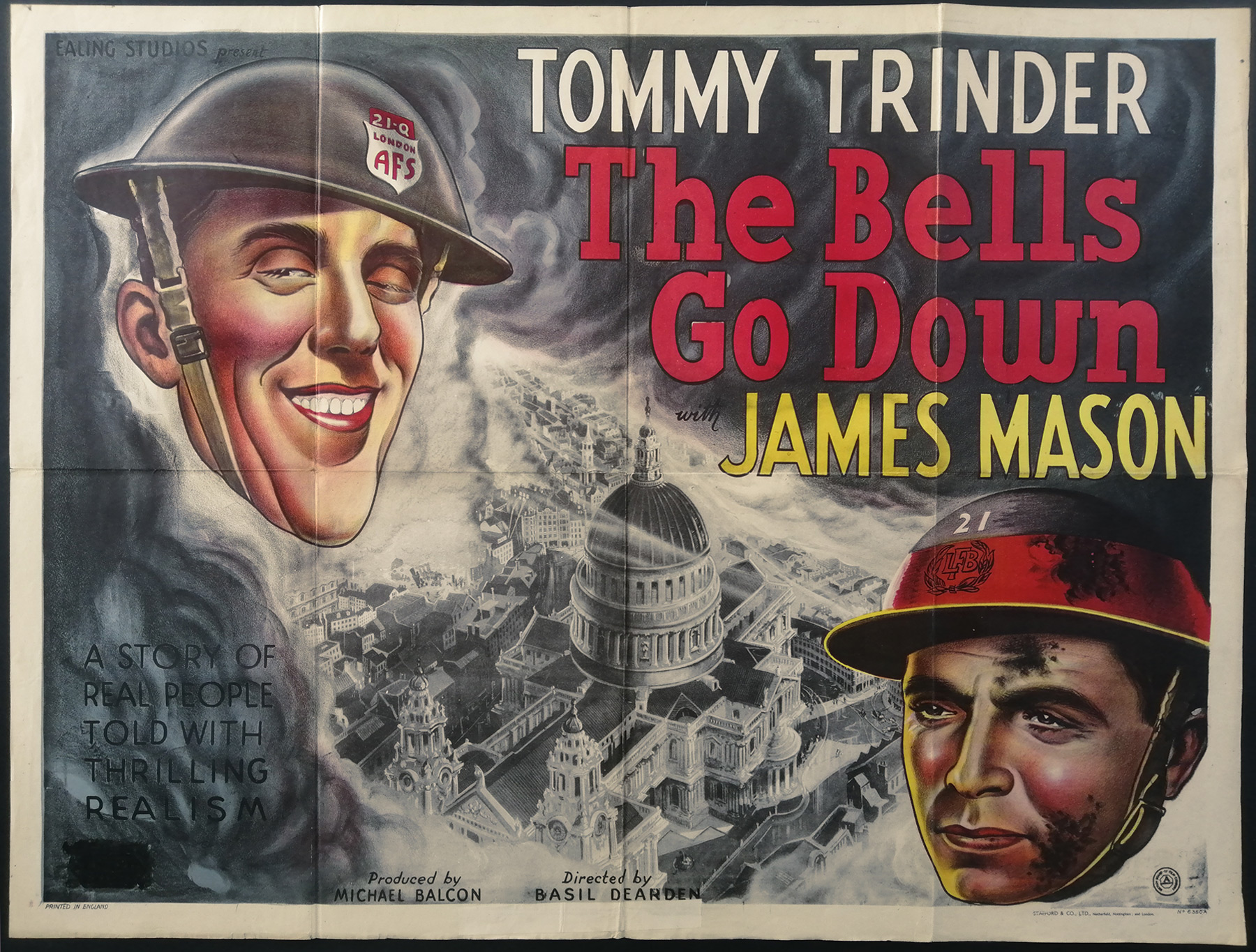THE BELLS GO DOWN (1943) Ealing Studios Drama Original Vintage Film ...