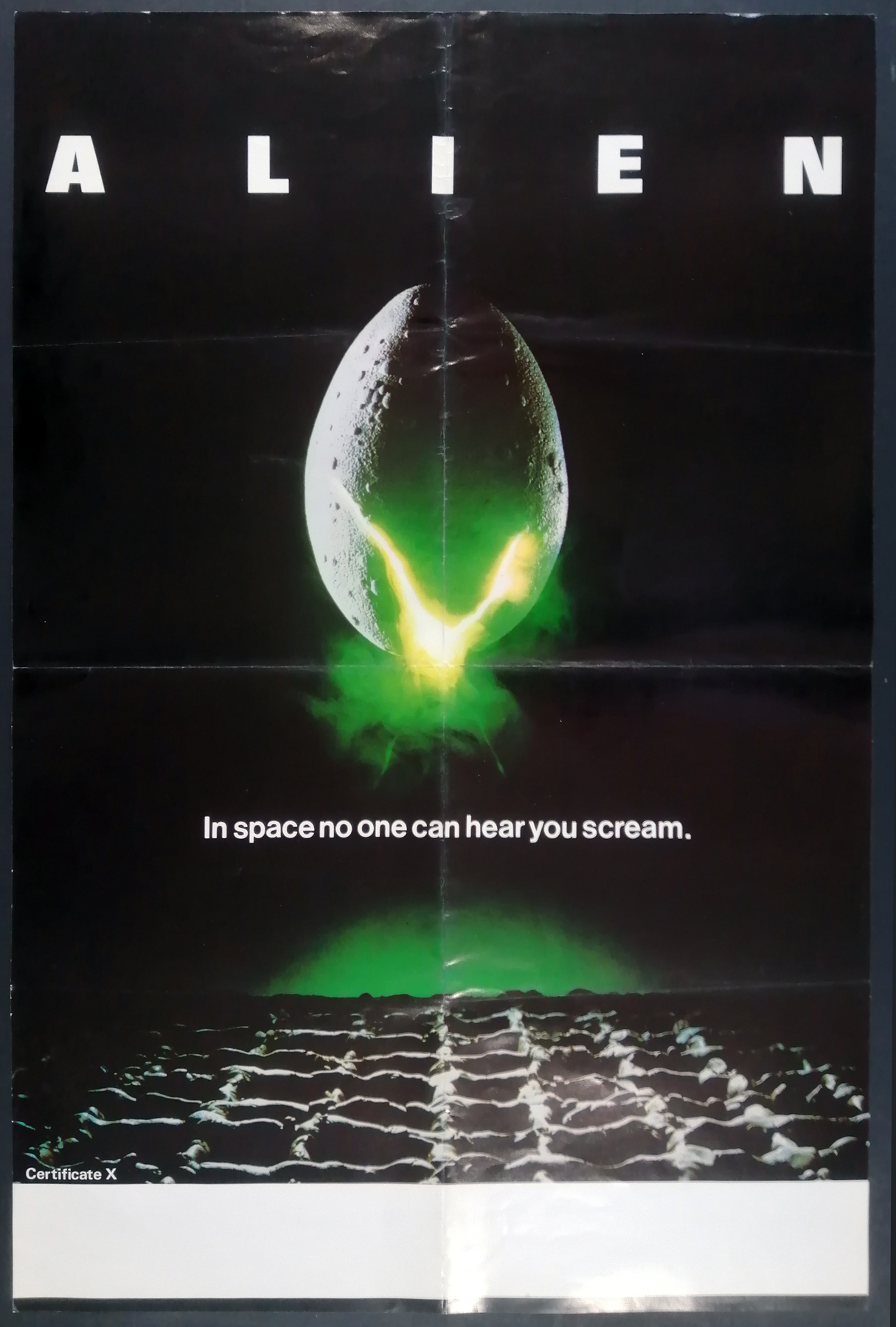 ALIEN (1979) Original Vintage Ridley Scott Double Crown Film Movie ...